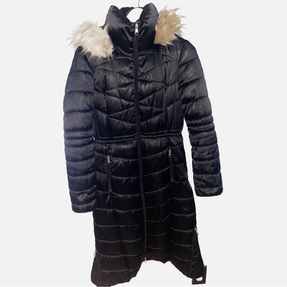 Steve Madden | Jackets & Coats | Steve Madden Long Puffer Coat With ...